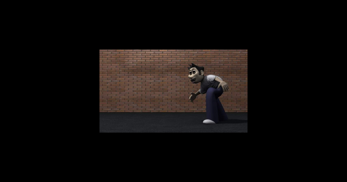 Creep Walk - Animation Art - Sticker | TeePublic