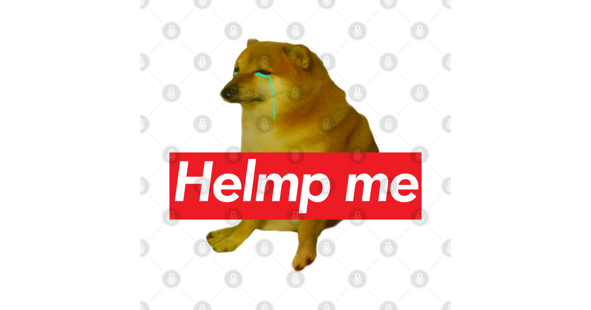 Help Cheems - Cheems - T-Shirt | TeePublic
