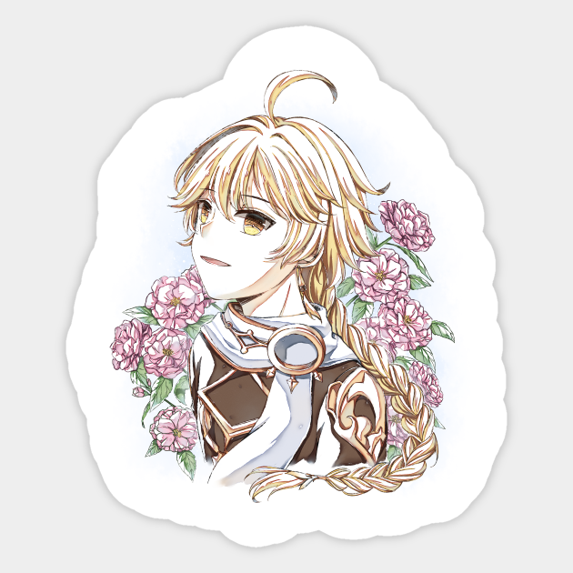 Genshin Impact - Traveller Aether - Genshin Impact - Sticker | TeePublic