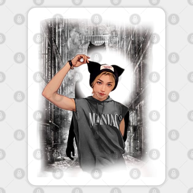 K-Pop Stray Kids Felix Fan Art - Kpop Merch - Sticker | TeePublic