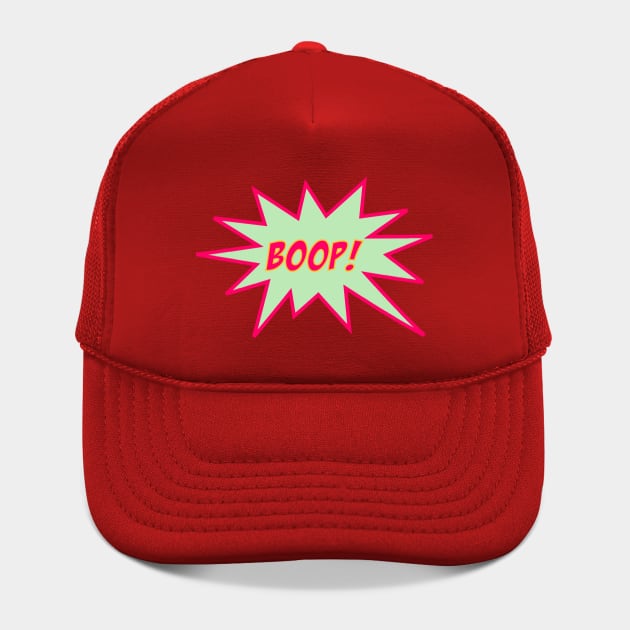 Boop in Comic Text Bubble - Boop - Hat | TeePublic