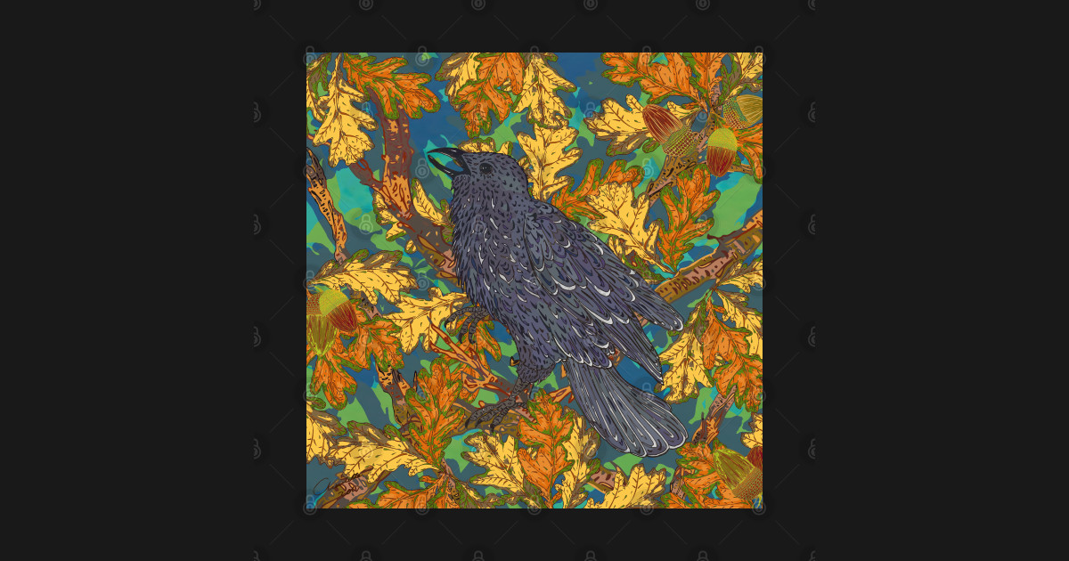 Raven and Oak - Raven - T-Shirt | TeePublic