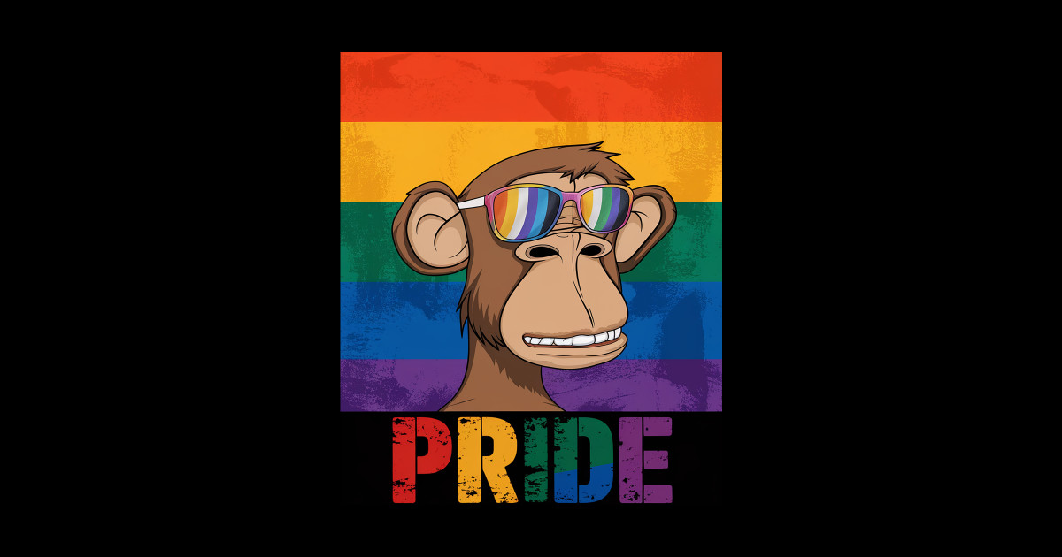 Pride Monkey LGBTQ Rainbow Flag Pride Month - Pride Monkey Lgbtq ...