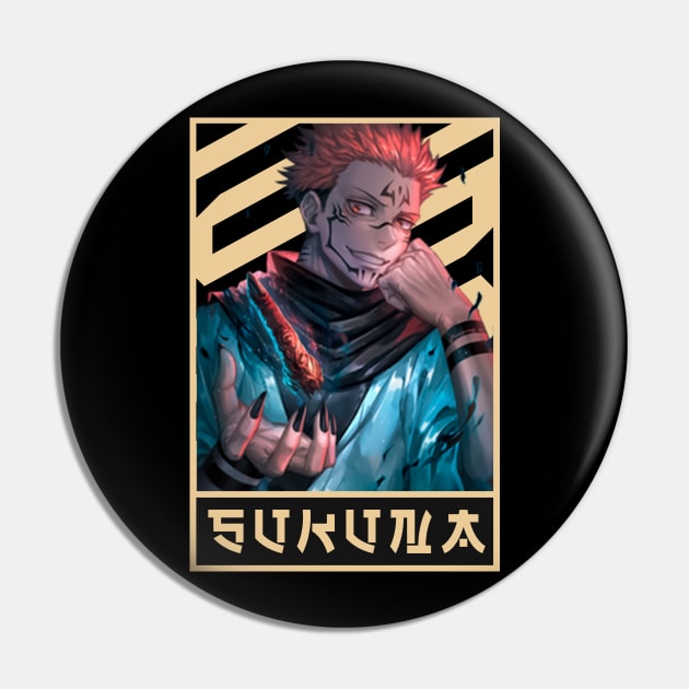 Ryomen Sukuna - Jujutsu Kaisen - Sukuna - Pin | TeePublic