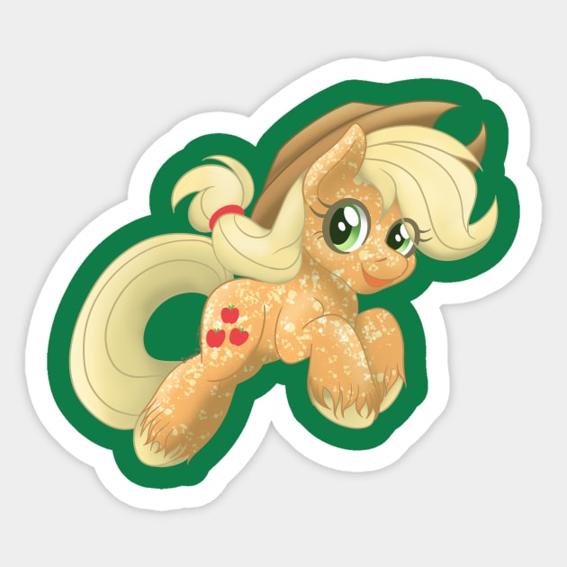 My Little Pony Applejack - Applejack - Sticker | TeePublic