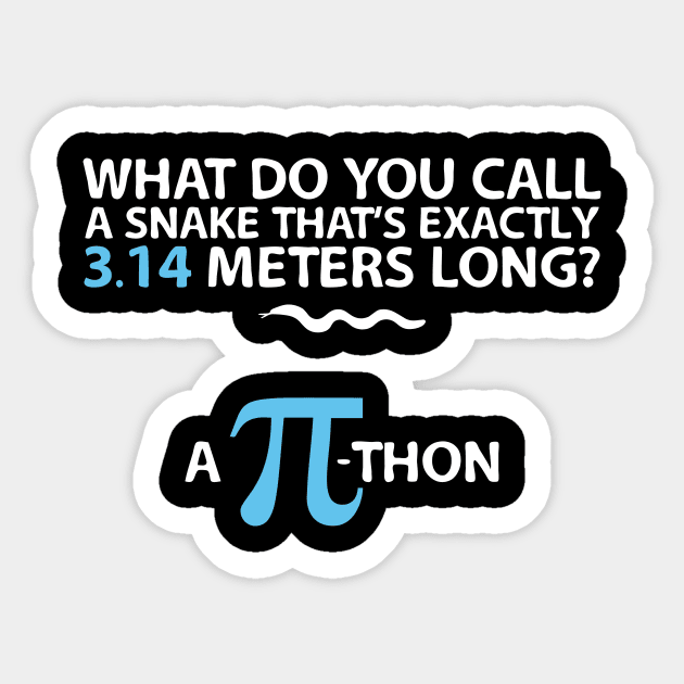 Funny Math Humor Snake Reptile 3.14 Pi Students Kids - Mathematics ...