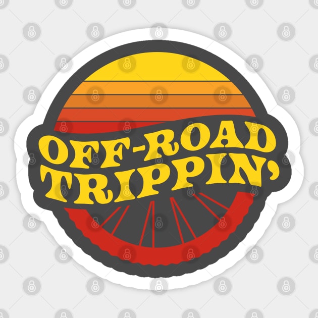 Off-Road Trippin - Cycling - Sticker | TeePublic