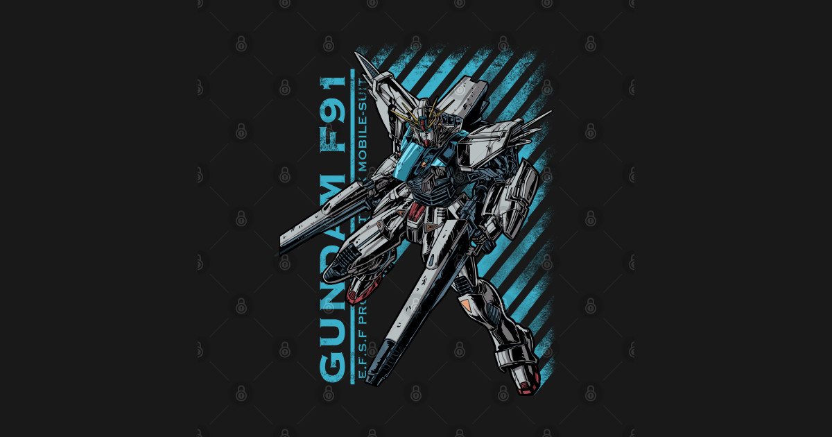 GUNDAM F91 - Gundam - T-Shirt | TeePublic