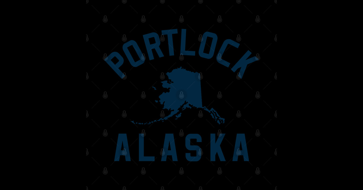 Portlock Alaska - Portlock - Sticker | TeePublic