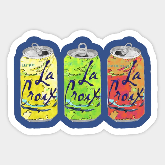 La Croix Line - La Croix - Sticker | TeePublic