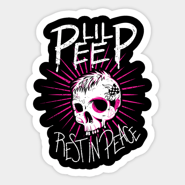 RIP PEEP TRIBUTE - Lil Peep - Sticker | TeePublic
