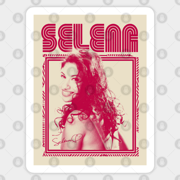 Selena Vintage Retro FanArt - Selena - Sticker | TeePublic