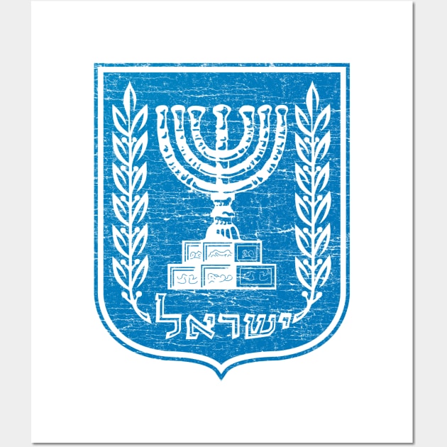 Israel Coat of Arms - Israel - Posters and Art Prints | TeePublic