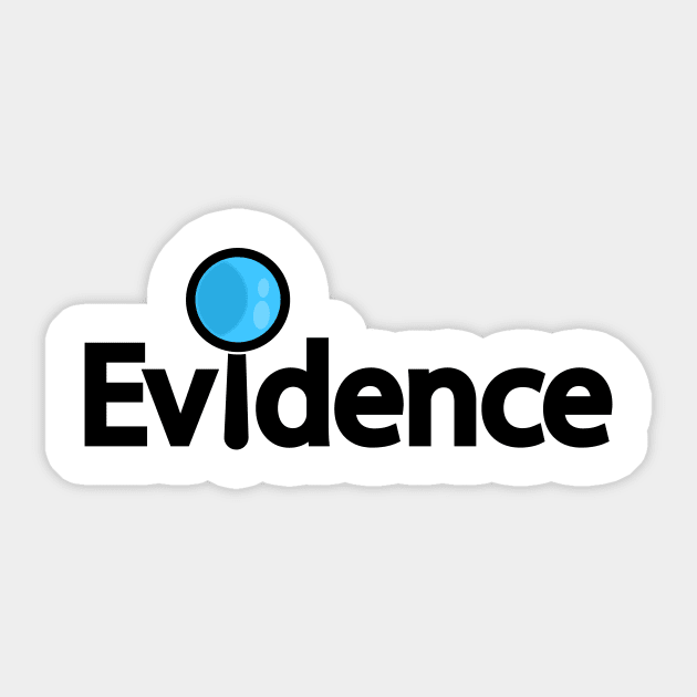 Evidence looking for evidence typography design - Evidence Looking For ...