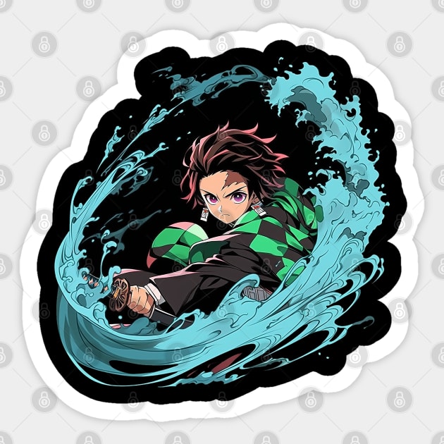 tanjiro - Tanjiro - Sticker | TeePublic