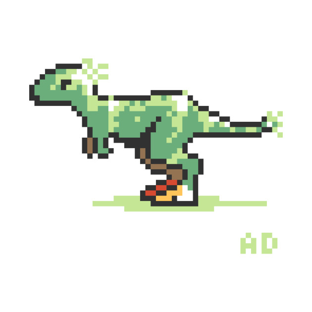 8-bit T-Rex - 8bit - T-Shirt | TeePublic