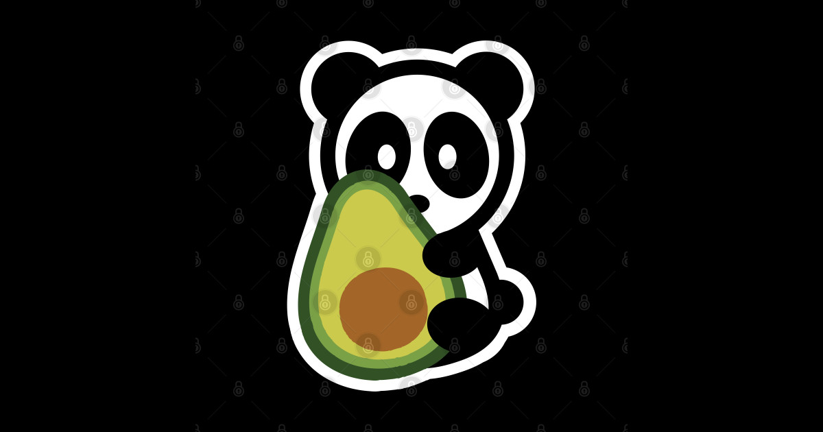 Panda Avocado Bambu Brand Bear Food Snack Cute Fruit Seed Green Guac ...