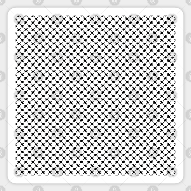 Palestine Kofia - Palestine - Sticker | TeePublic