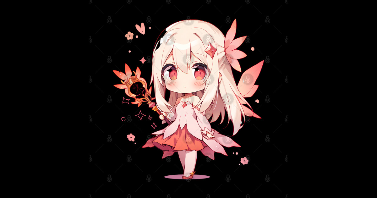 chibi illya - Anime - Sticker | TeePublic
