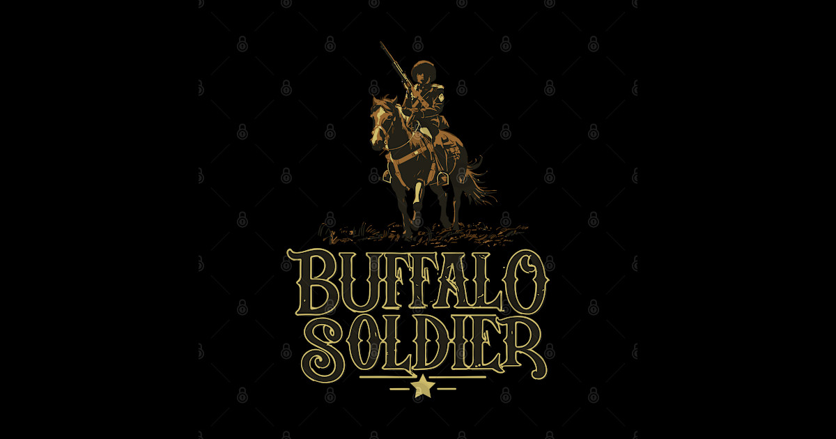 Buffalo Soldiers Day – July - Buffalo Soldier - Sticker | TeePublic