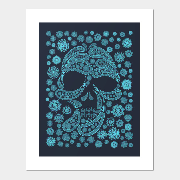 Mandala sugar skull - Sugar Skull - Posters and Art Prints | TeePublic