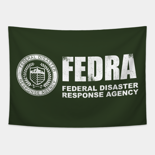 FEDRA Logo - TLOU Distressed style - Fedra - Tapestry | TeePublic