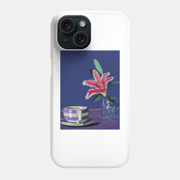 David Hockney - David Hockney Pink Flower - Pink Flower - Phone Case ...