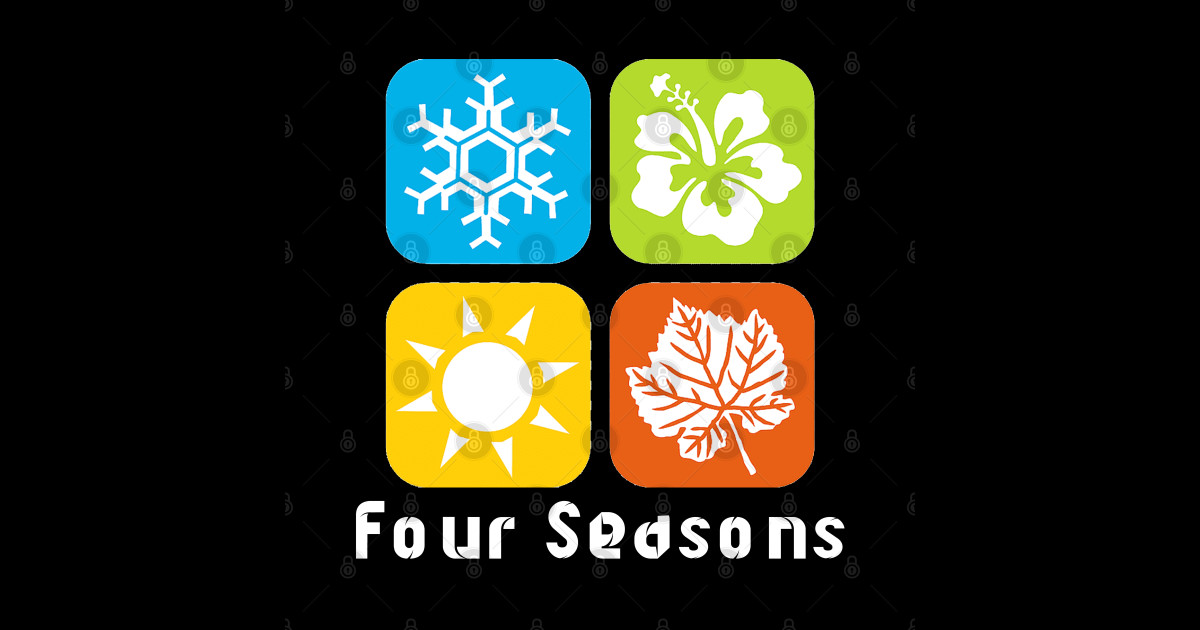 Four Seasons - Four Seasons - Sticker | TeePublic