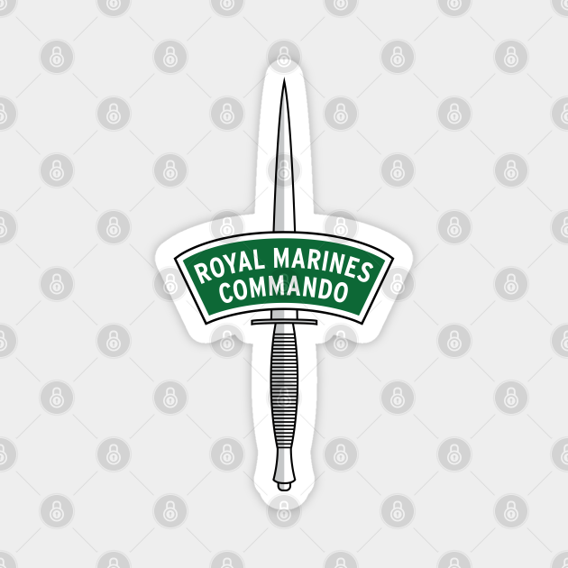 Royal Marines Commando Insignia - Royal Marines Commando - Magnet ...