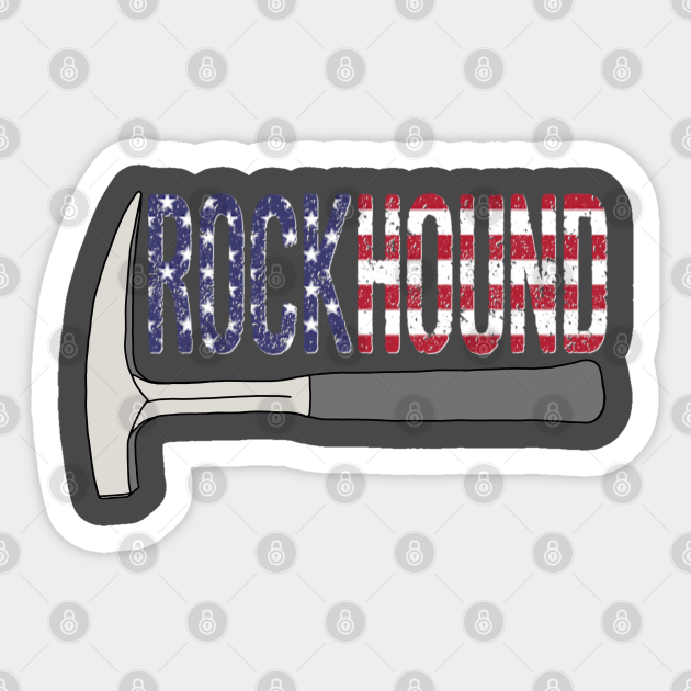 Rockhound Rock Pick Geology Hammer with USA Flag Rockhounding ...