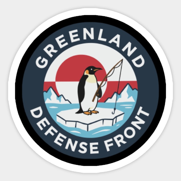 Greenland-Defense-Front - Greenland - Sticker | TeePublic