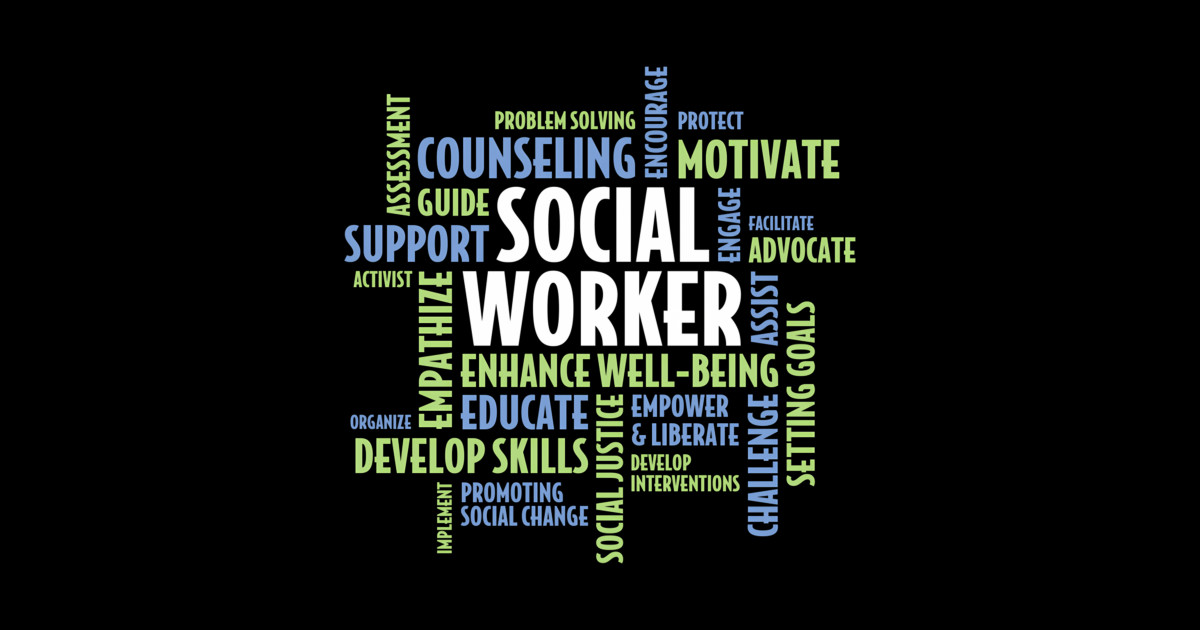 Words - Lcsw Social Work Month For Social Worker - Social Work ...