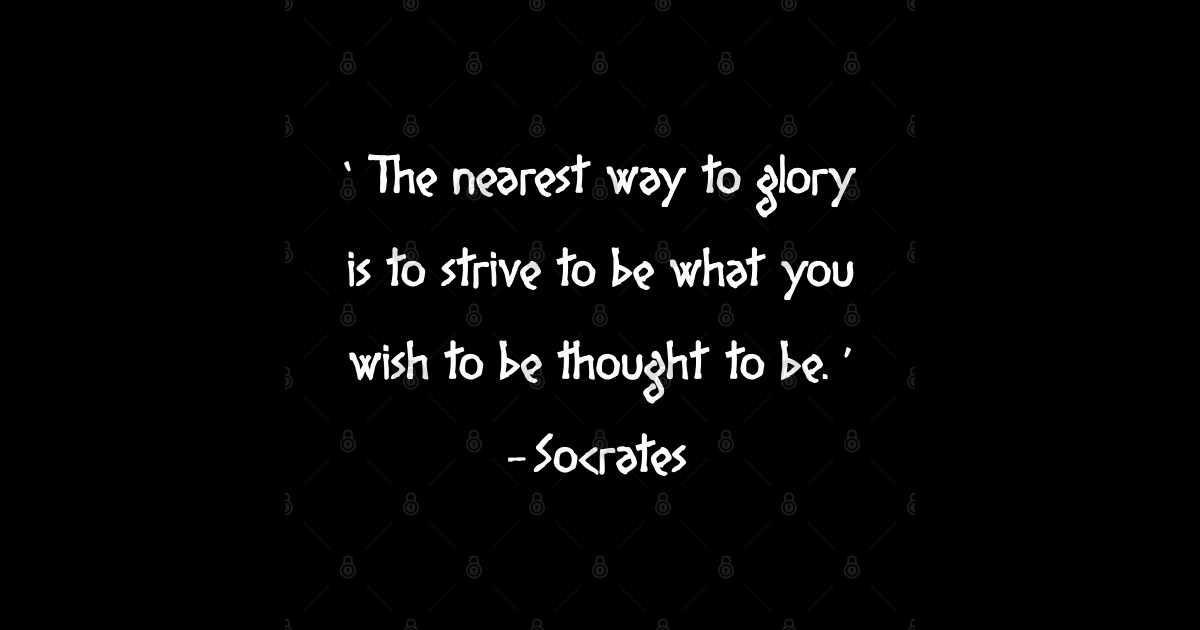 Strive for Change - Socrates - Sticker | TeePublic