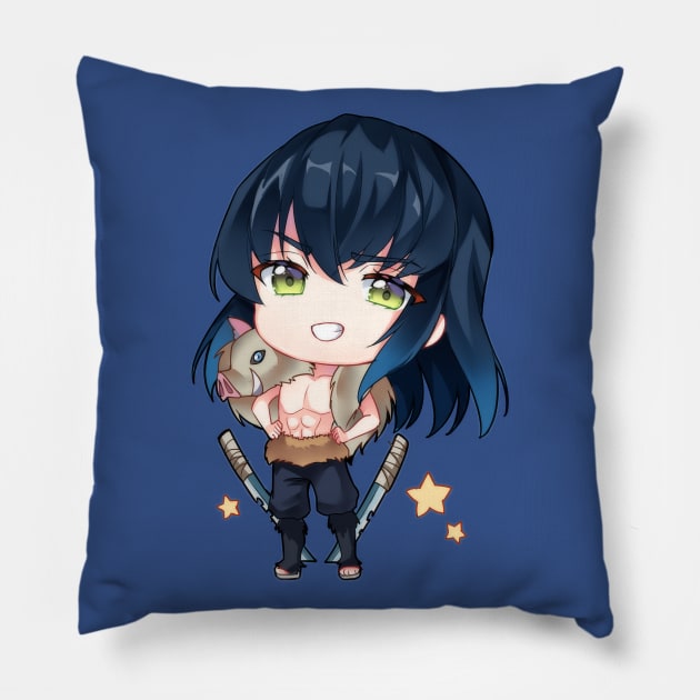 Inosuke Fanart - Inosuke - Pillow | TeePublic