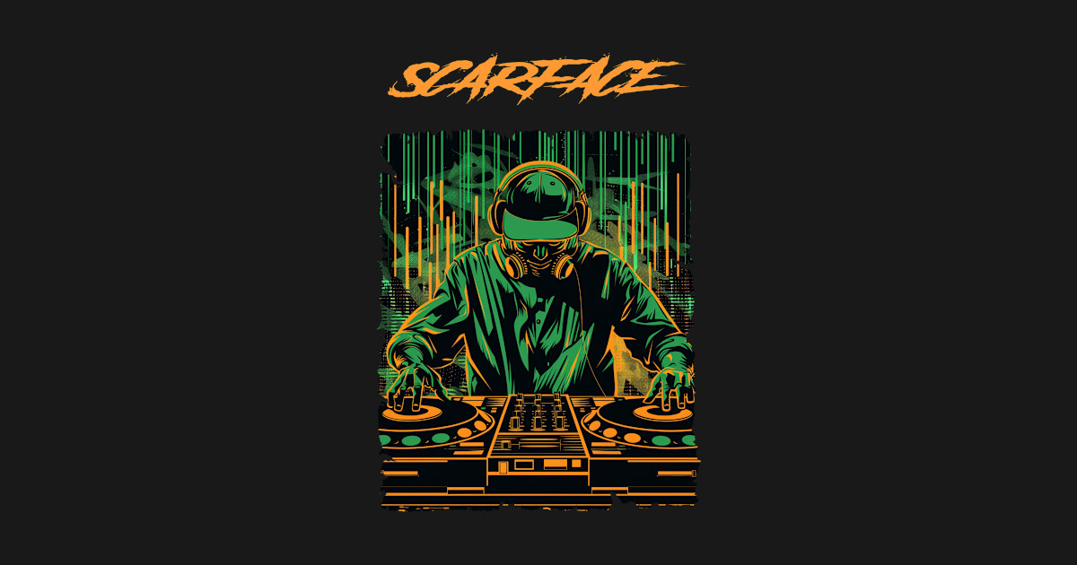 SCARFACE RAPPER MUSIC FAN ART - Scarface Rapper Music Fan Art - T-Shirt ...