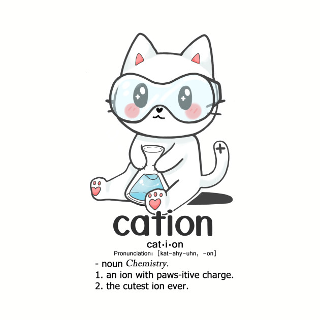 Cation cat - Cation Kawaii Cat Science Pun - Tank Top | TeePublic
