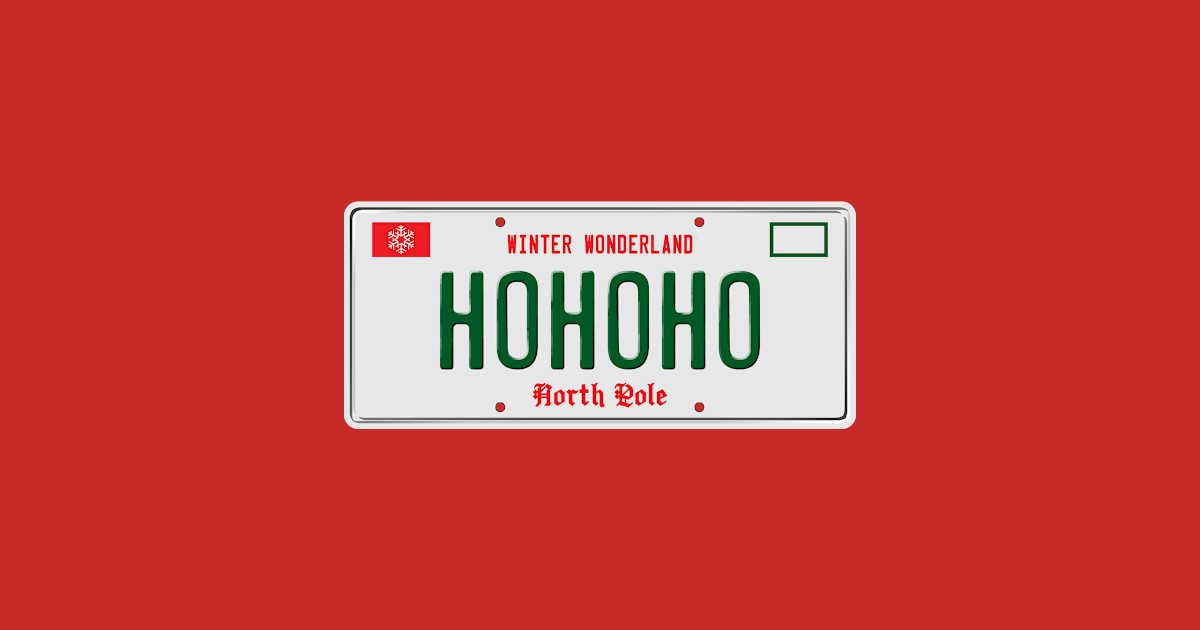 North Pole License Plate - North Pole - T-Shirt | TeePublic