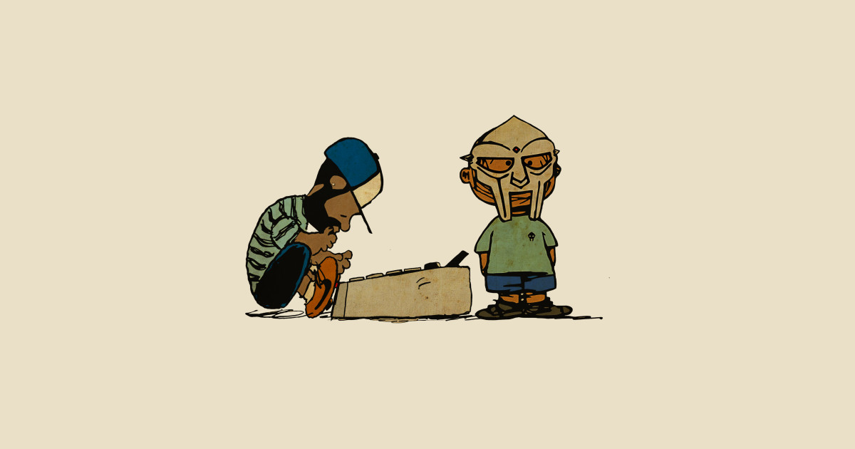 J DILLA With Mf Doom QVintage - Mf Doom - T-Shirt | TeePublic