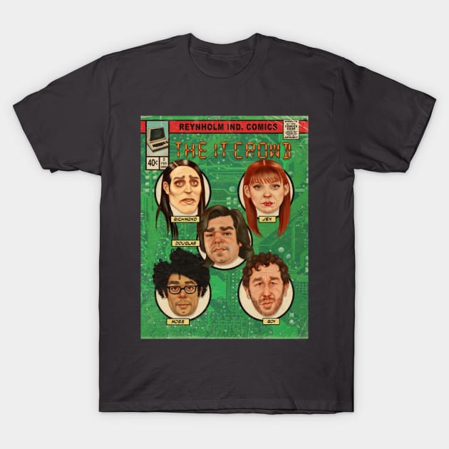 IT Crowd Comic Cover - The It Crowd - T-Shirt | TeePublic