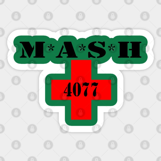 M*A*S*H 4077 v.2 - Mash - Sticker | TeePublic