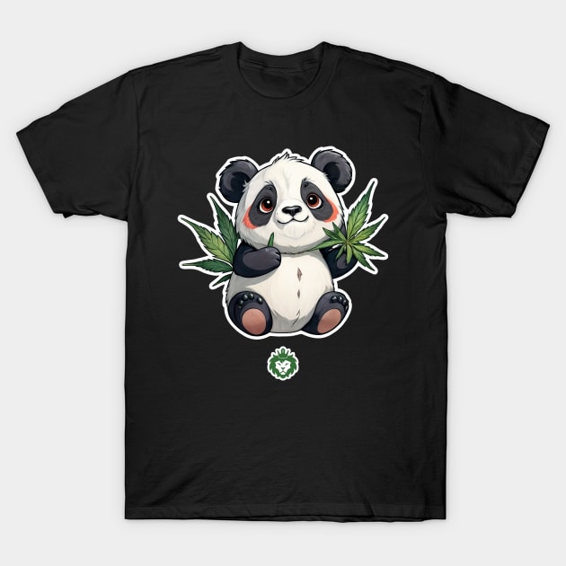 Weed cute panda - Weed - T-Shirt | TeePublic