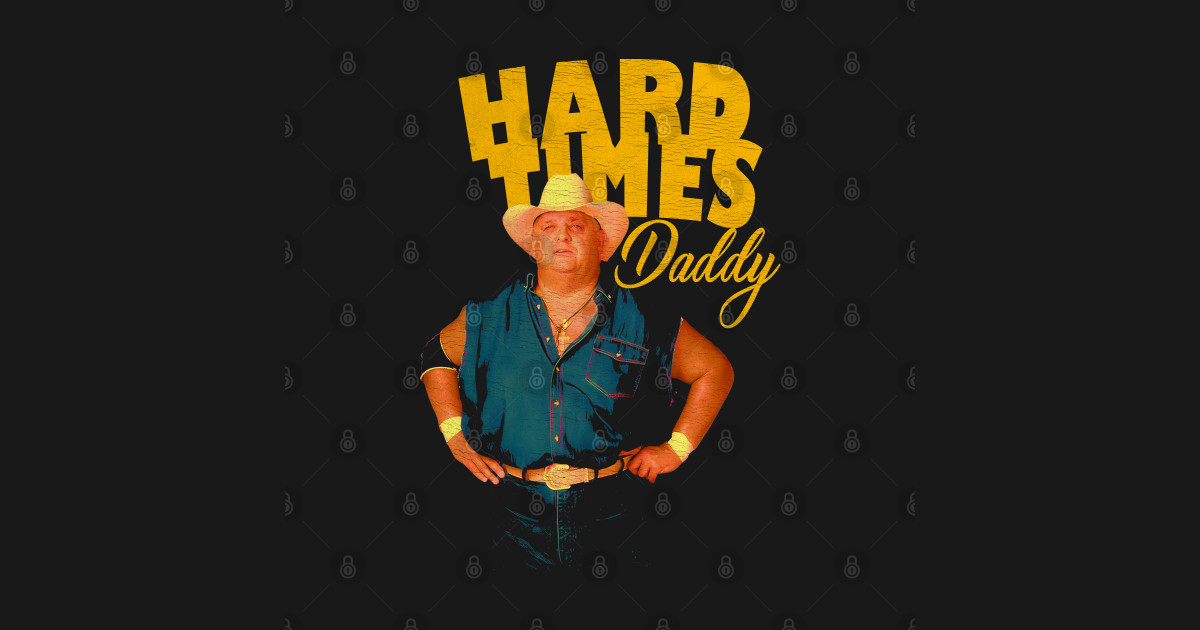 Dusty Rhodes "Hard Times" vintage style - Dusty Rhodes - T-Shirt ...