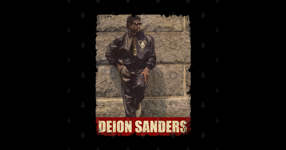 Deion Sanders - NEW RETRO STYLE - Deion Sanders - Sticker | TeePublic