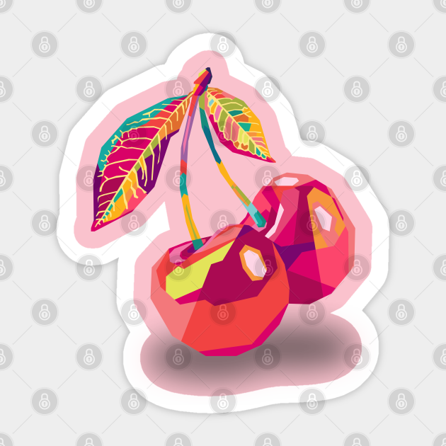 chery pop art - Chery Pop Art - Sticker | TeePublic