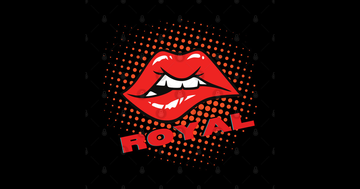 Royal Sexy Lips Pop Color - Billy Strings - Sticker | TeePublic
