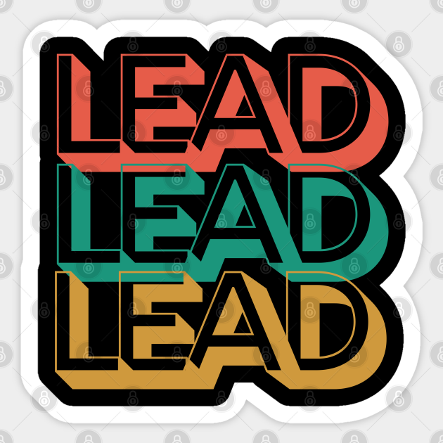 Retro Lead - Lead - Sticker | TeePublic