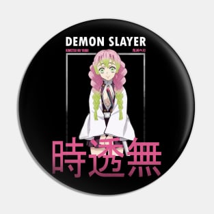 Demon Slayer Hashira Mitsuri Kanroji Pins and Buttons for Sale | TeePublic