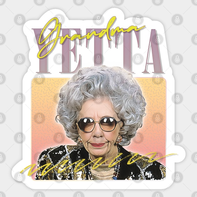 Grandma Yetta - 90s Style Aesthetic Fan Art Design - The Nanny ...