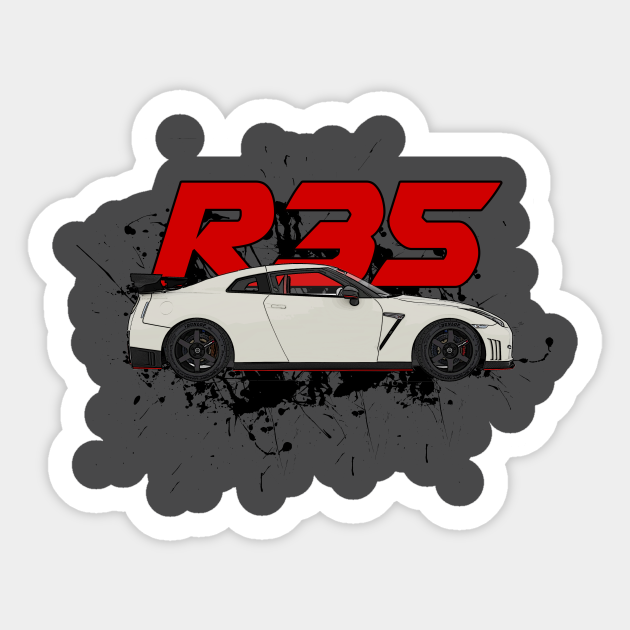 Nissan GTR R35 - Gtr R35 - Sticker | TeePublic
