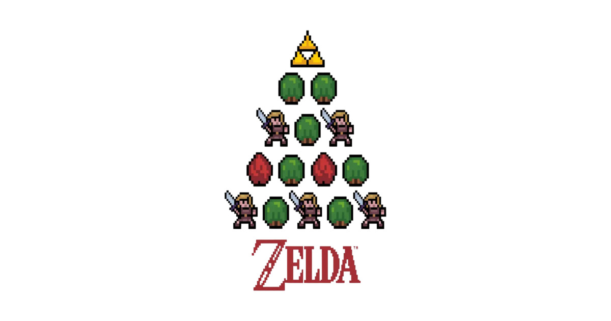 Pixel Quest Christmas Tree - Pixel Quest Christmas Tree - T-Shirt ...